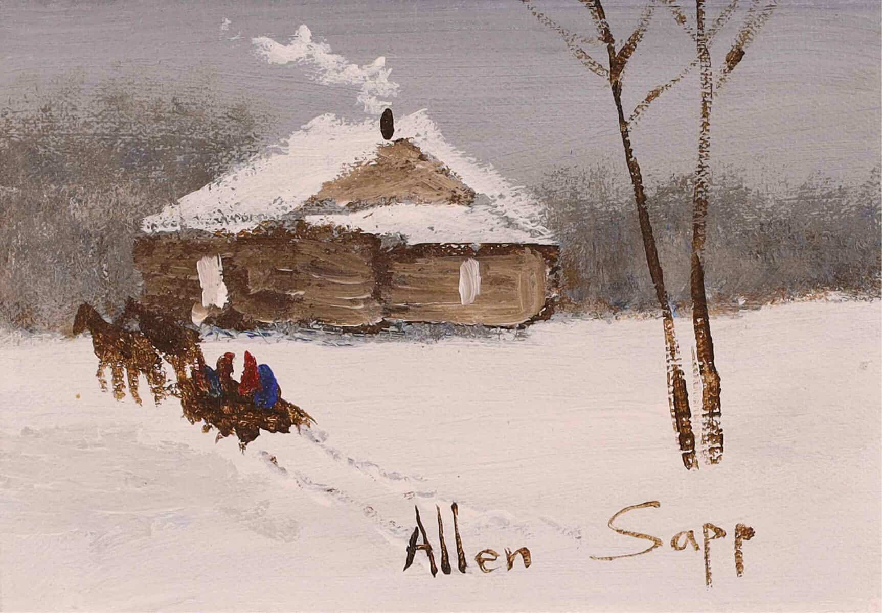 Buy or Sell Artwork by Allen Sapp with Hodgins Art Auctions