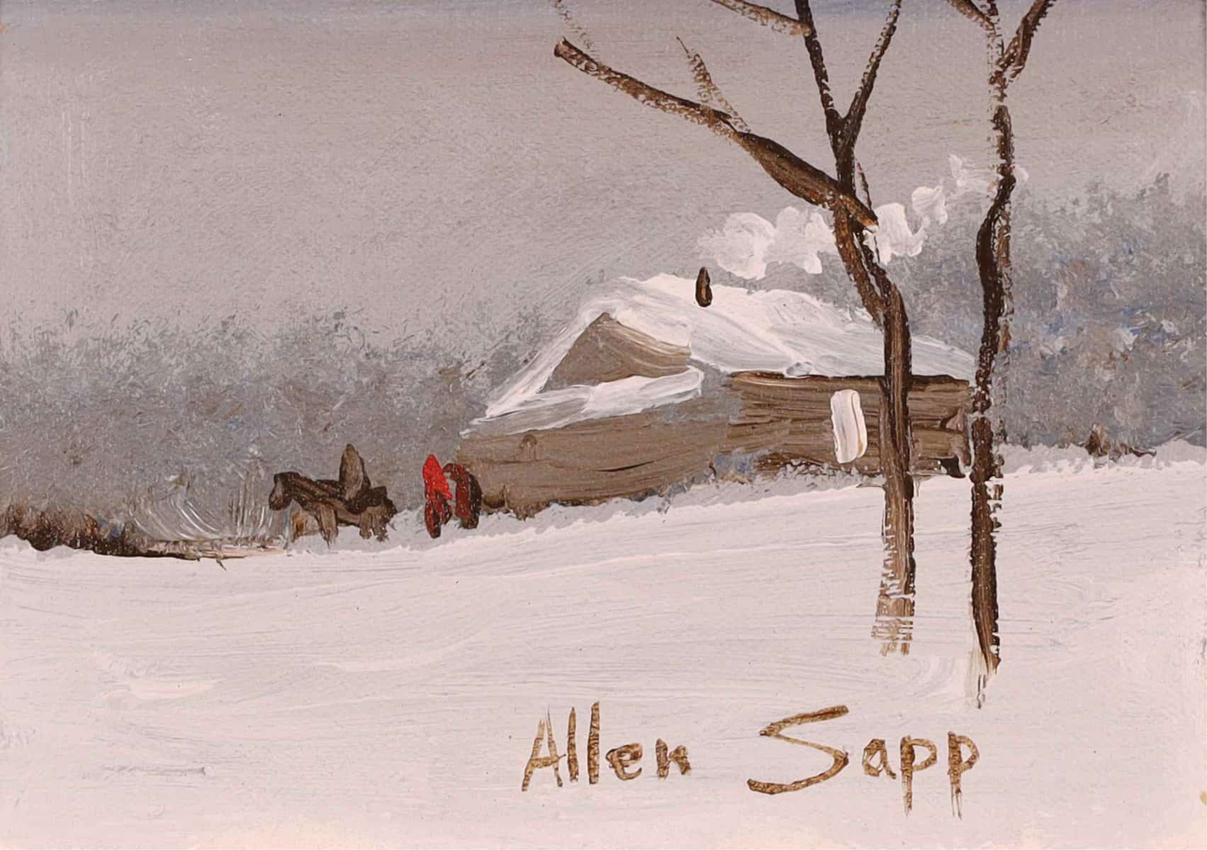 Buy or Sell Artwork by Allen Sapp with Hodgins Art Auctions