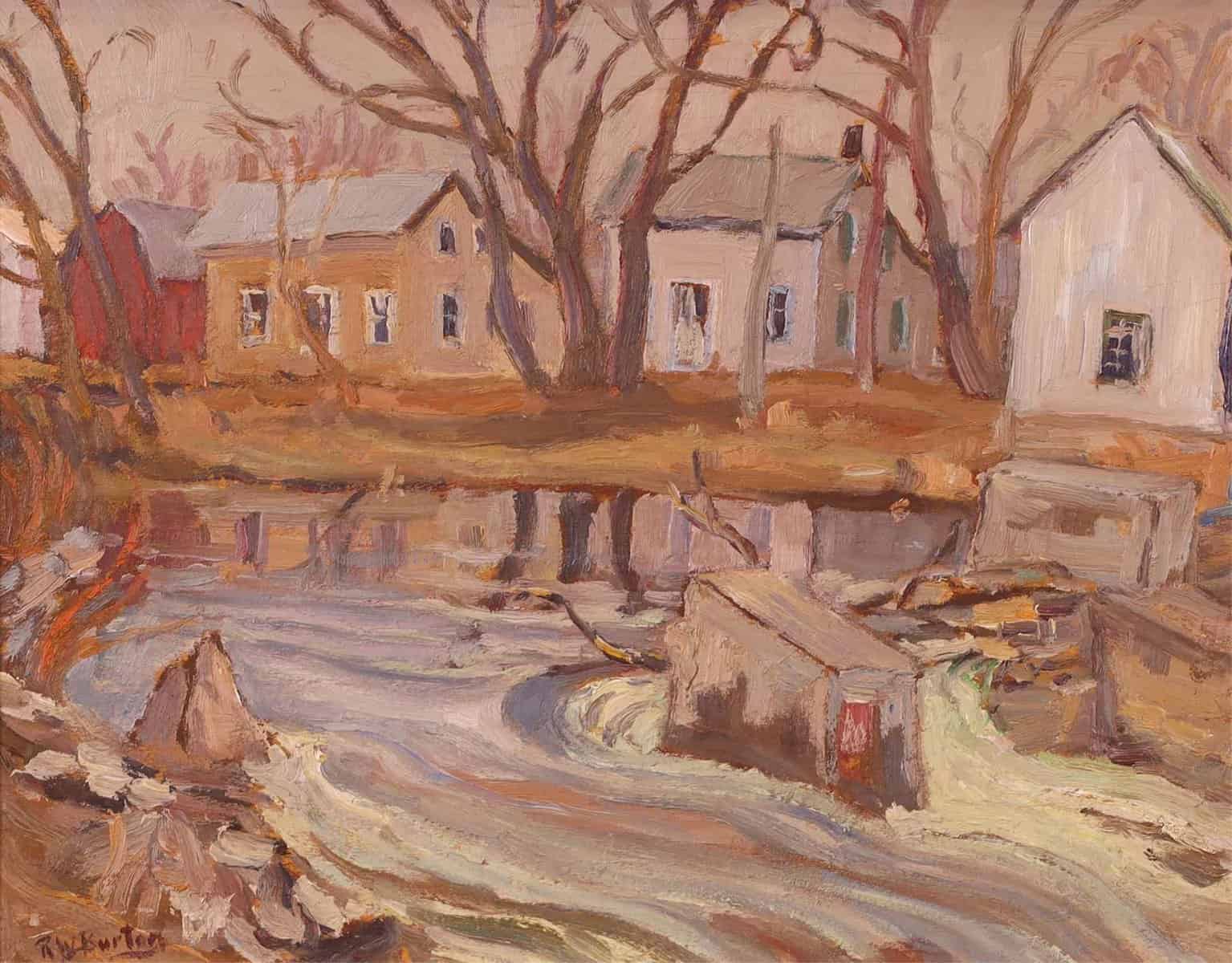 Ralph Wallace Burton: CONSECON - ONTARIO - Hodgins Art Auctions Ltd.
