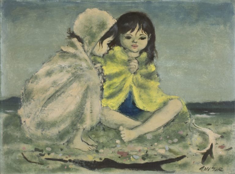 William Arthur Winter: BEACH DAY - Hodgins Art Auctions Ltd.