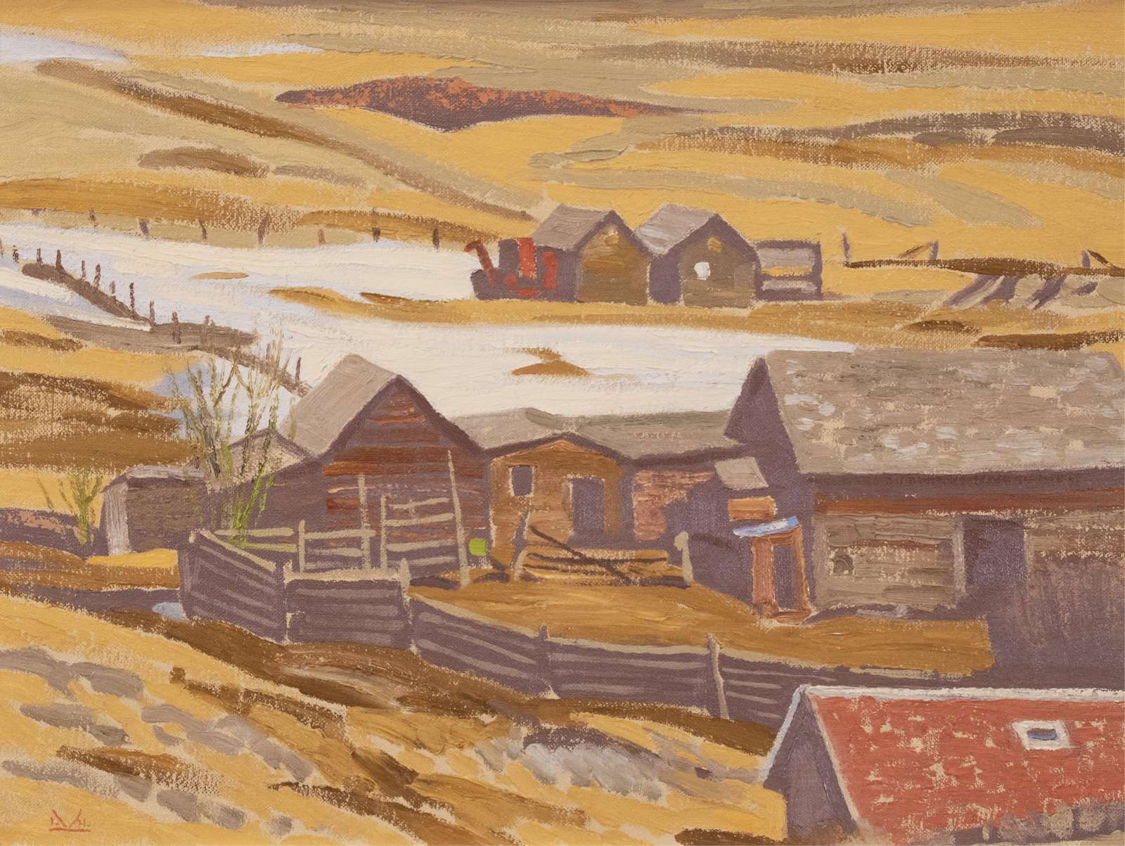 Illingworth Holey (Buck) Kerr: END OF SNOW - Hodgins Art Auctions Ltd.