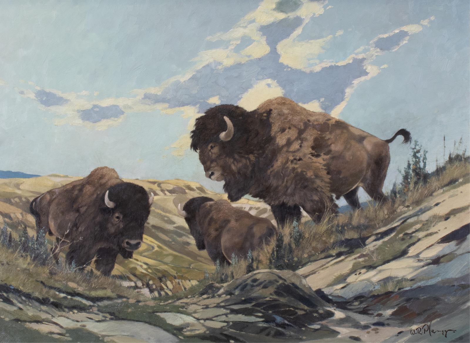 Werner R. Plangg: SIX THOUSAND POUNDS - Hodgins Art Auctions Ltd.