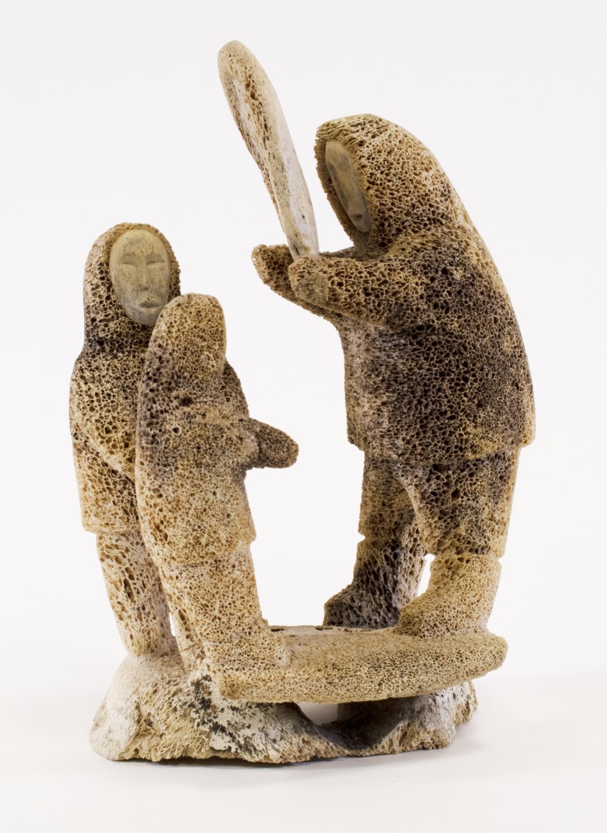 Unidentified Inuit Artist: BALL GAME - Hodgins Art Auctions Ltd.