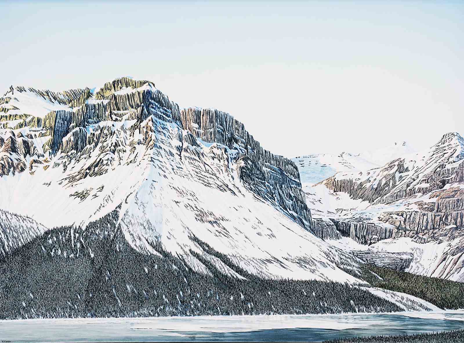 William H. (Bill) Webb: BREAKUP, HECTOR LAKE - Hodgins Art Auctions Ltd.