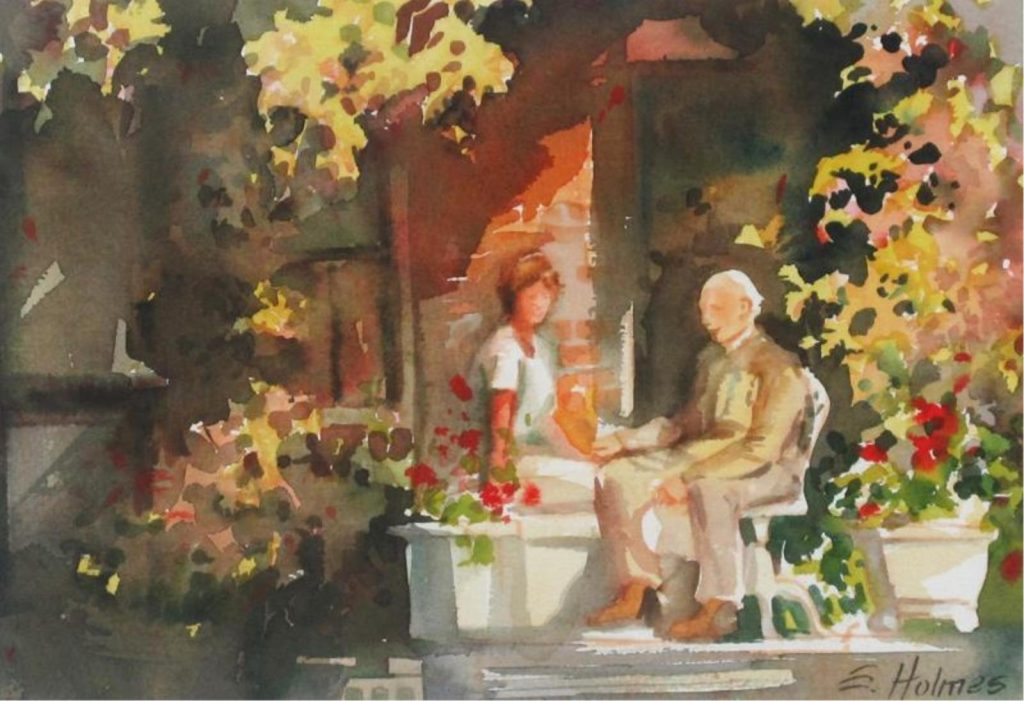 Sharon Christian (nee Holmes): SOLITUDE - Hodgins Art Auctions Ltd.