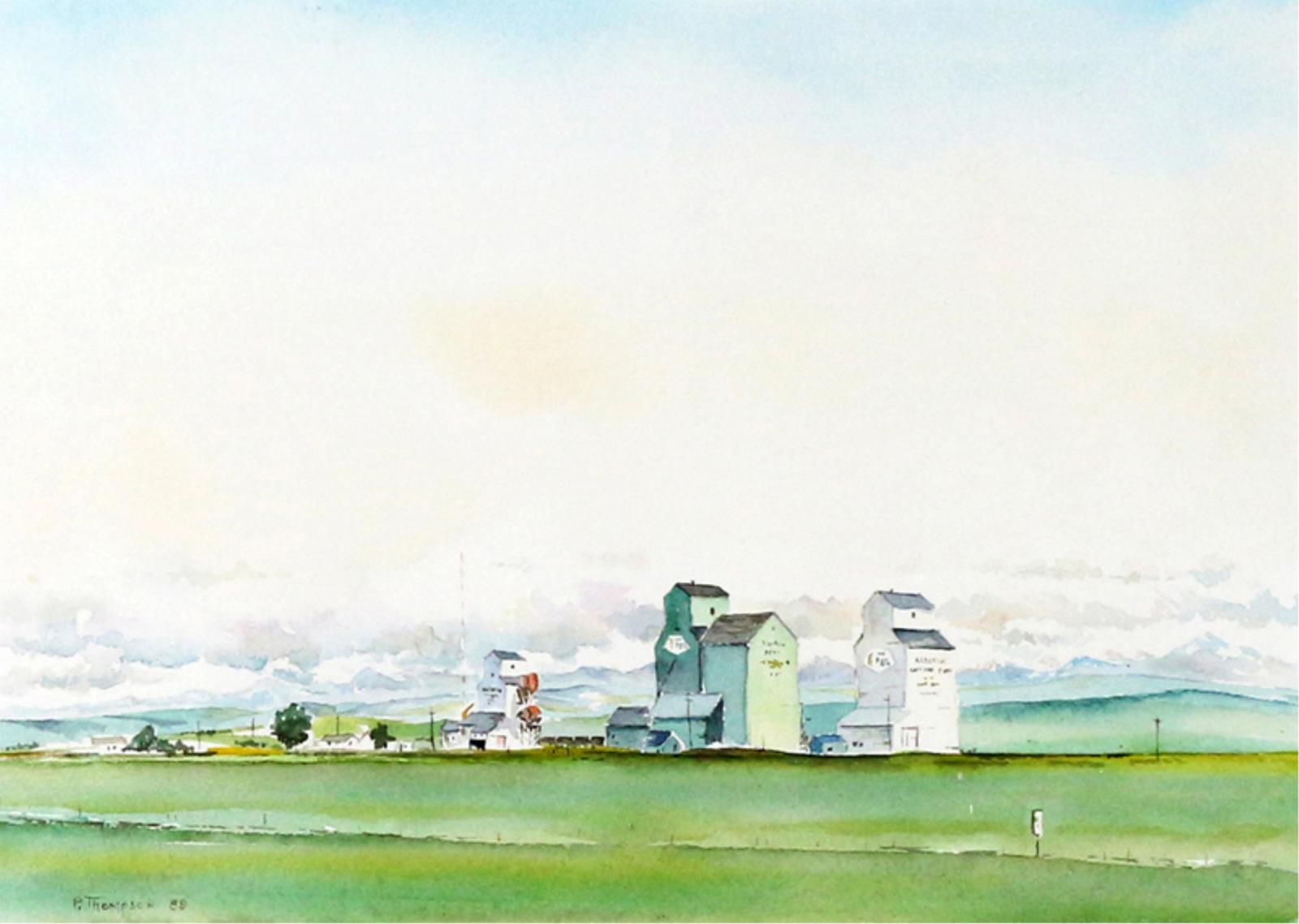 Peter J. Thompson: SPRING ELEVATORS - Hodgins Art Auctions Ltd.