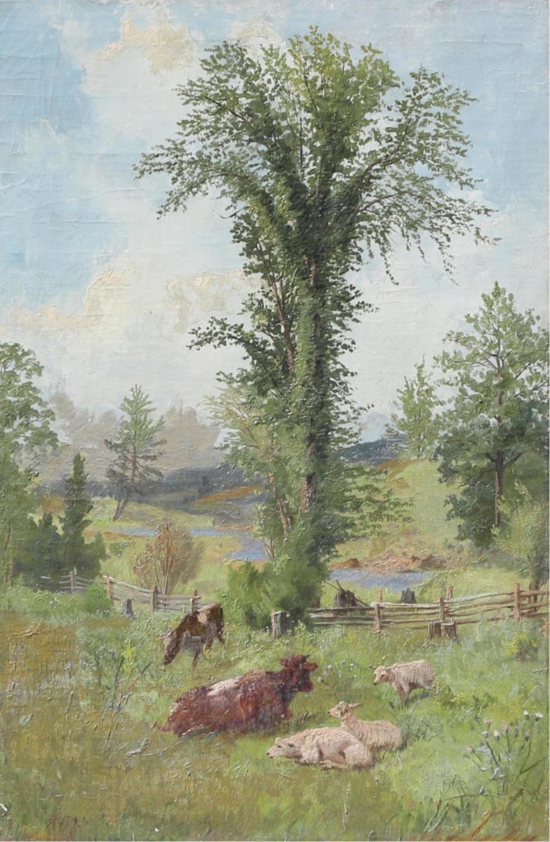 Thomas Mower Martin: IN THE PASTURE - Hodgins Art Auctions Ltd.