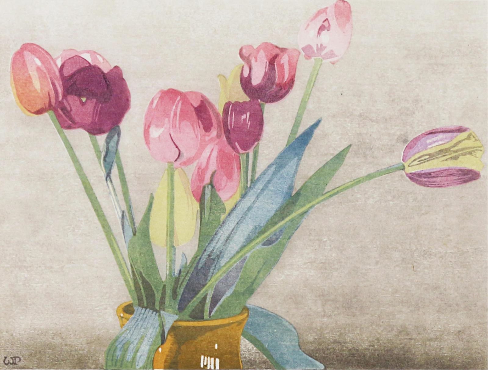 Walter Joseph Phillips: TULIPS - Hodgins Art Auctions Ltd.