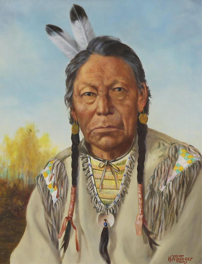 Father Henry Metzger: CHIEF O'HOO (THE OWL), CREE INDIAN - Hodgins Art ...