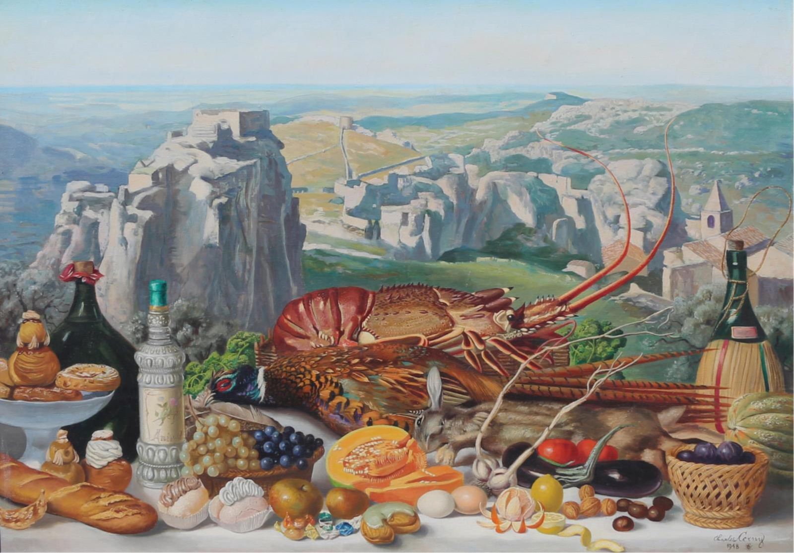 Charles Cerny: FANTAISIE PROVENCALE - Hodgins Art Auctions Ltd.