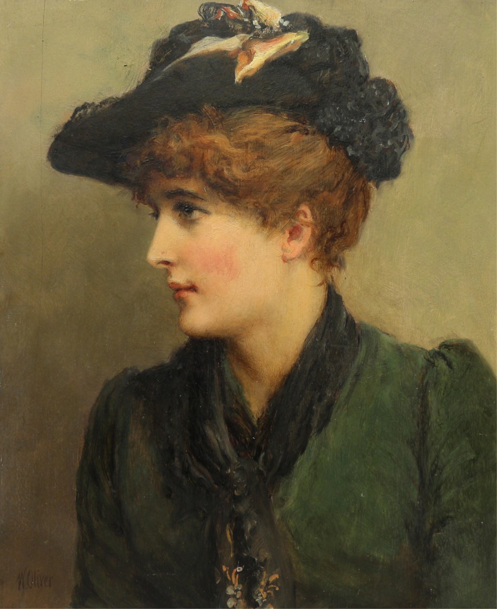 William Oliver: PORTRAIT OF A LADY - Hodgins Art Auctions Ltd.