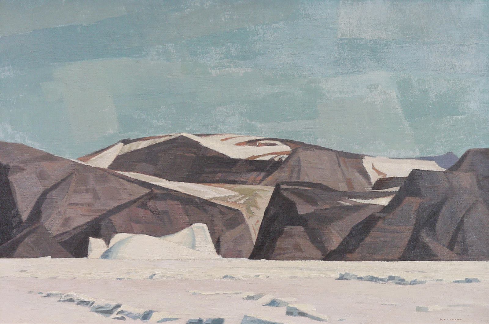 Alan Caswell Collier: CAPE MERCY, BAFFIN ISLAND - Hodgins Art Auctions Ltd.