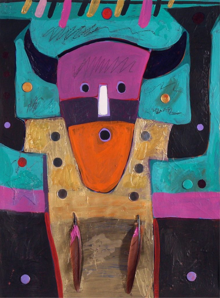 George Littlechild: DANCING BUFFALO SERIES II - Hodgins Art Auctions Ltd.