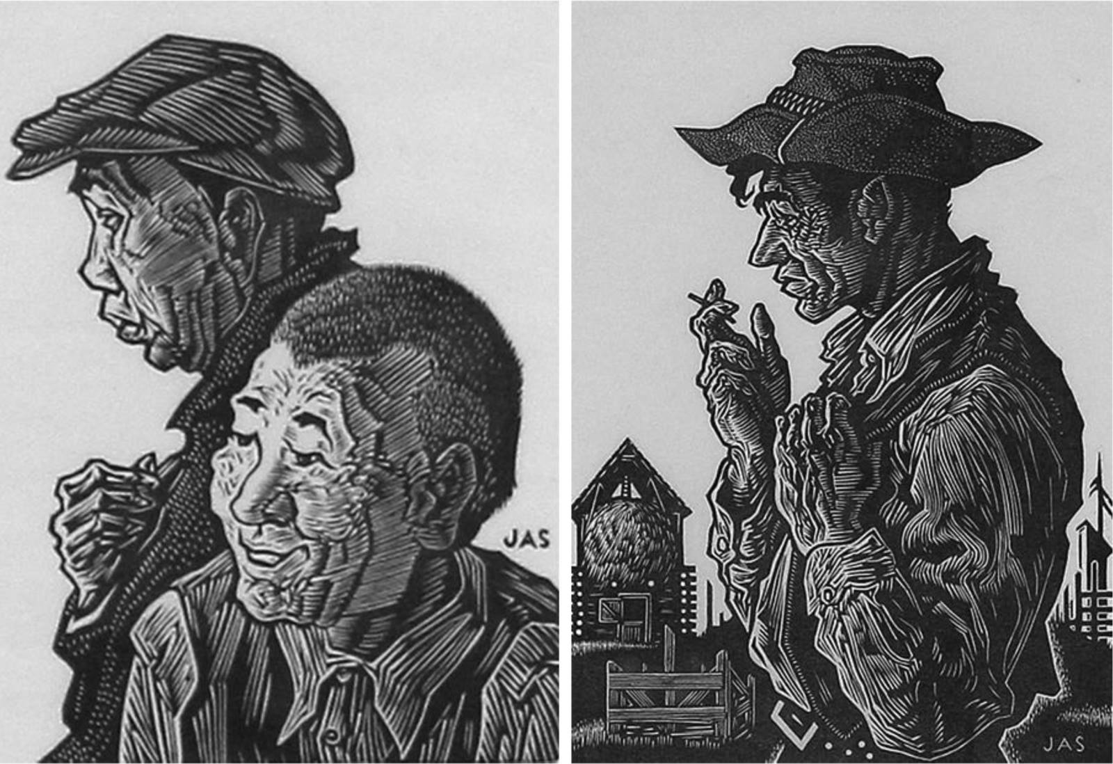 James Agrell Smith (2): CARIBOO COWBOY | TWO CHINAMEN - Hodgins Art ...