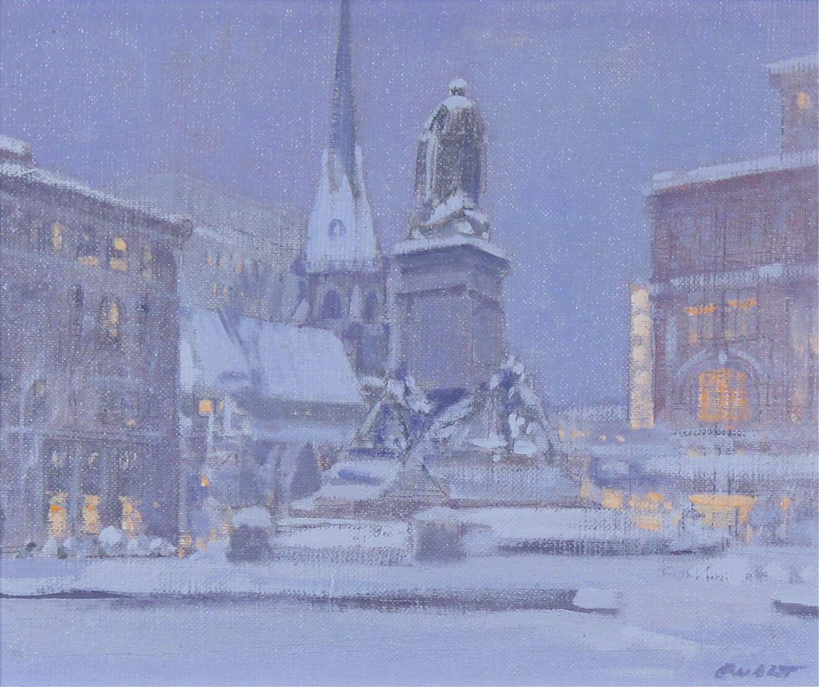 Peter Ewart: PHILLIPS SQUARE - MONTREAL, P.Q. - Hodgins Art Auctions Ltd.