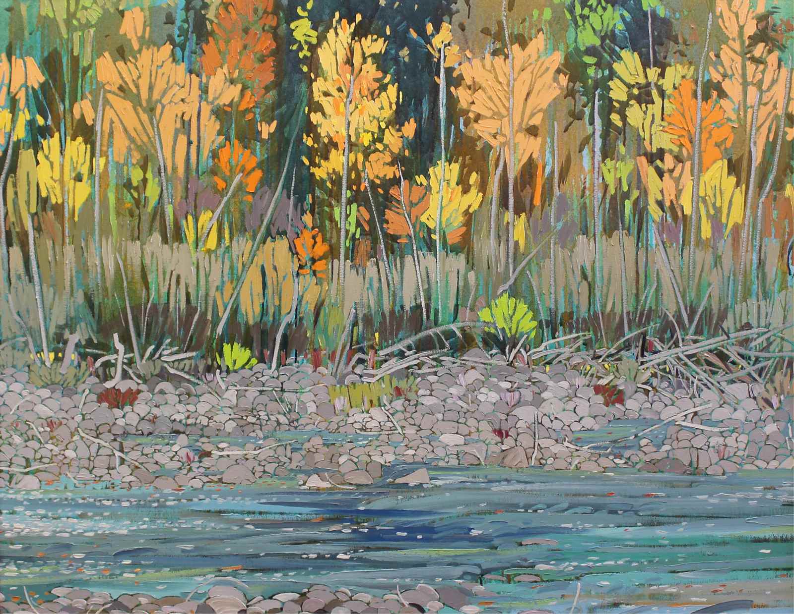 Ted Godwin: DANCING FALL - Hodgins Art Auctions Ltd.