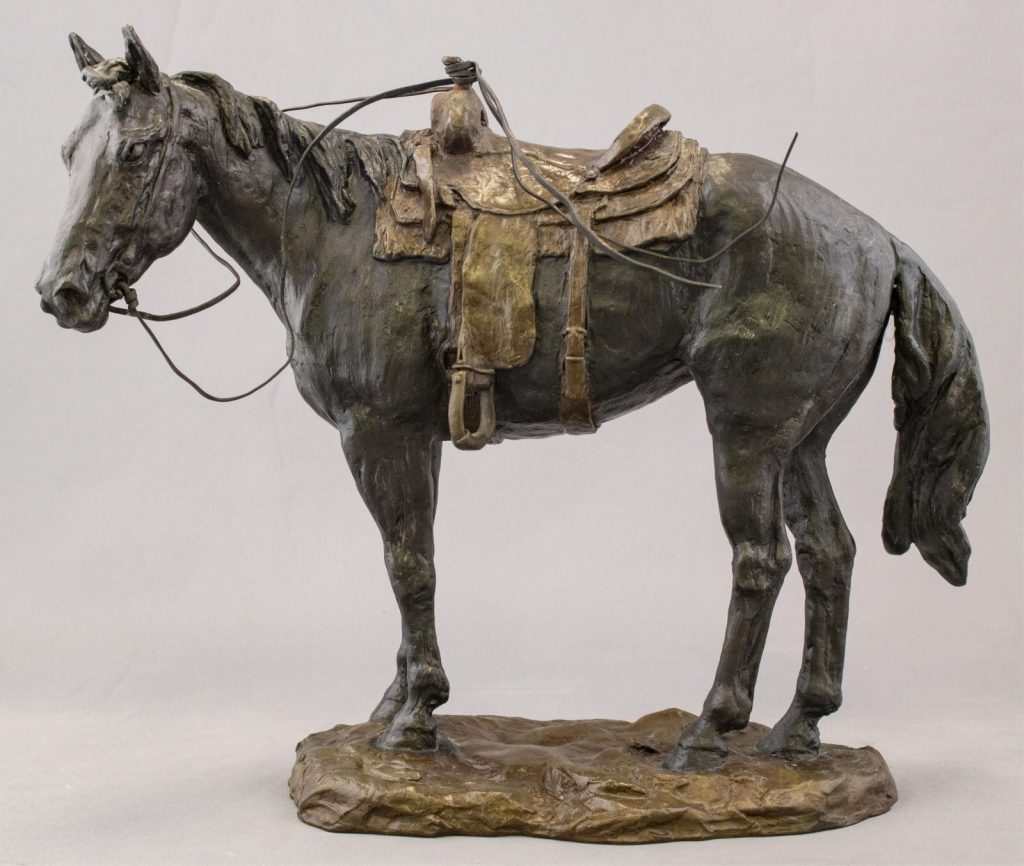 Jay Contway: SADDLED HORSE - Hodgins Art Auctions Ltd.