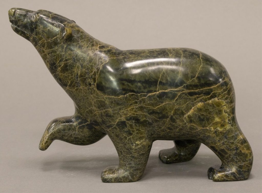 Tim Pee: WALKING BEAR - Hodgins Art Auctions Ltd.