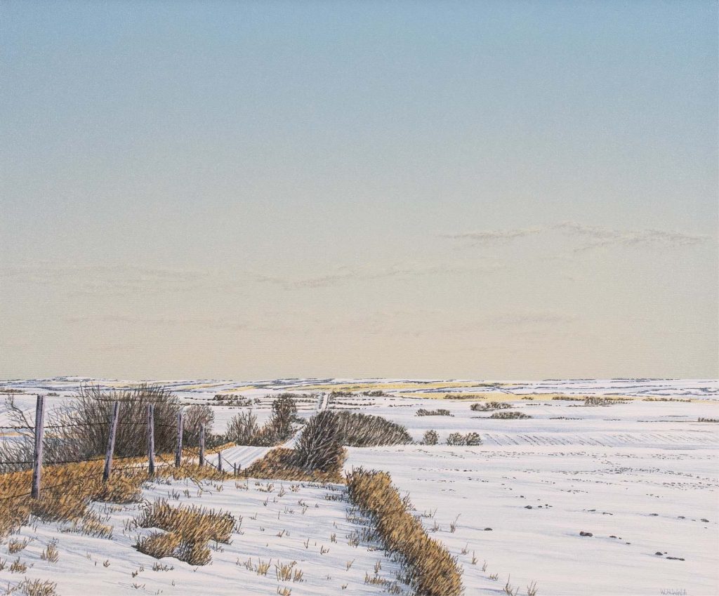 William H. (Bill) Webb: WINTER STUDY, NORTH OF EDGERTON - Hodgins Art ...