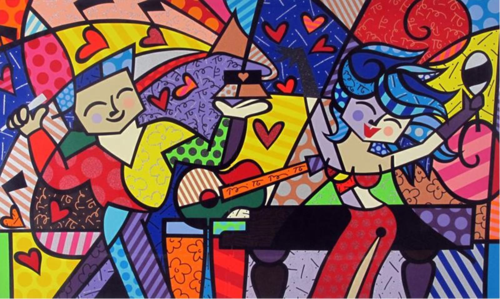 Romero Britto: LATIN GRAMMYS - Hodgins Art Auctions Ltd.