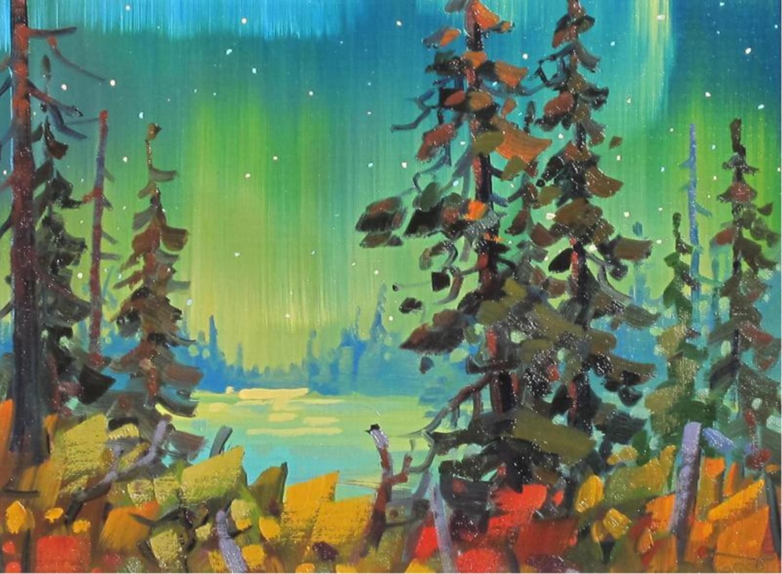 Rod Charlesworth: LIGHTS ALONG THE INGRAHAM TRAIL - Hodgins Art ...