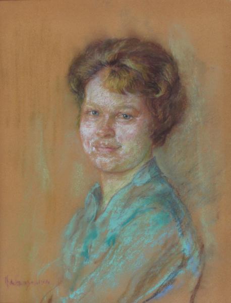 Nicholas de Grandmaison: PORTRAIT OF A YOUNG WOMAN - Hodgins Art ...