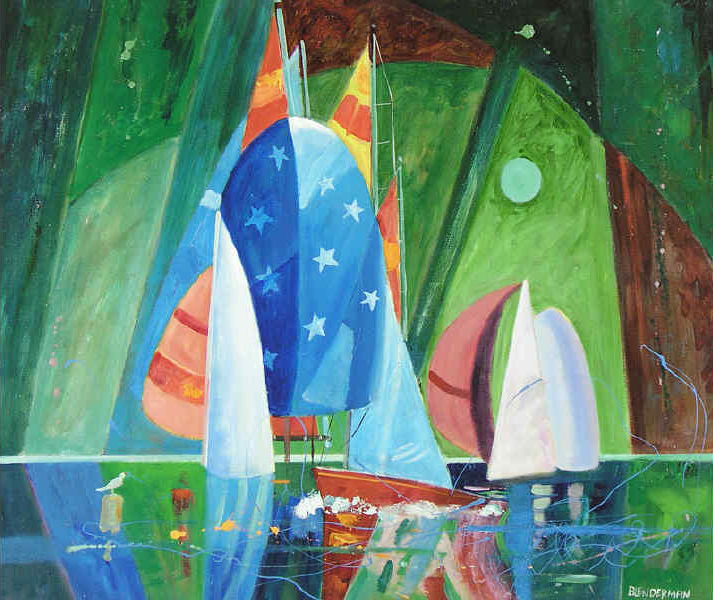 Robert A. Blenderman: SAILS & SKY - Hodgins Art Auctions Ltd.
