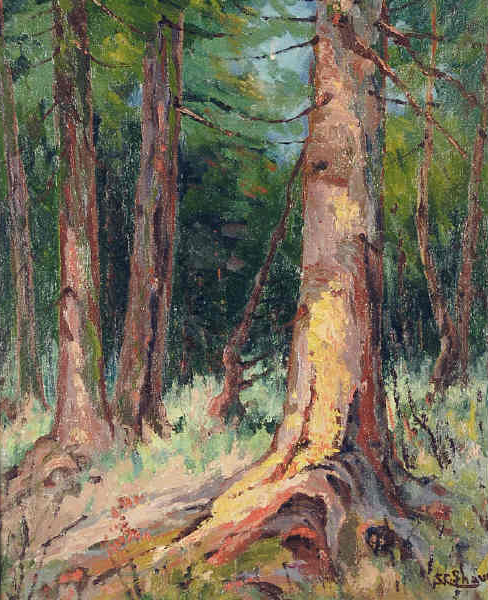 Stuart Clifford Shaw: EVENING AT YORK MILLS, ONT. - Hodgins Art ...