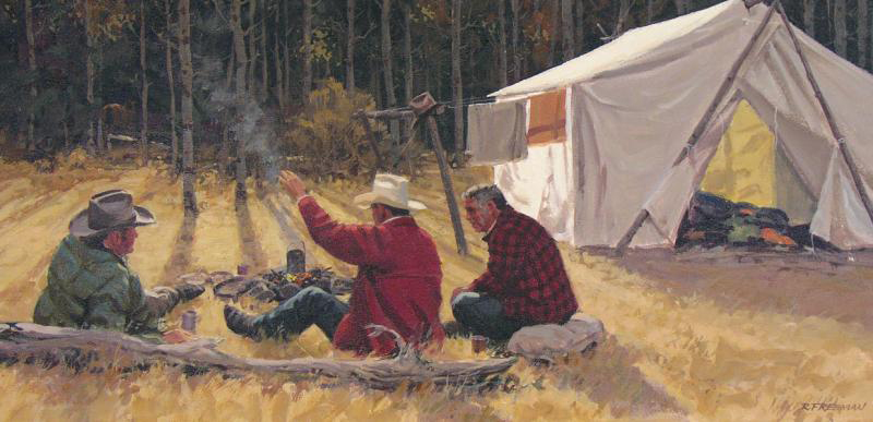 Richard (Dick) Audley Freeman: THE STORYTELLER - Hodgins Art Auctions Ltd.