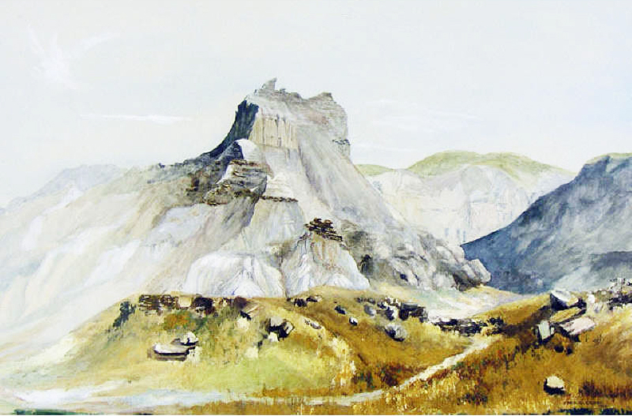 Frederick George Cross: DEER LODGE CANYON, ALBERTA - Hodgins Art ...
