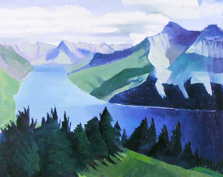 David Pugh: LAKE MINNEWANKA - Hodgins Art Auctions Ltd.