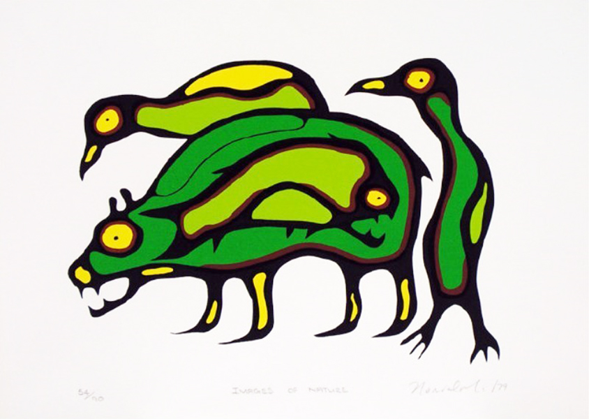 Norval H. Morrisseau: IMAGES OF NATURE - Hodgins Art Auctions Ltd.