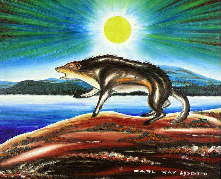 Carl Ray: THE WOLVERINE BATH - Hodgins Art Auctions Ltd.