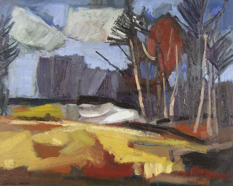 Maxwell Bennett Bates: SPRING SNOW - Hodgins Art Auctions Ltd.