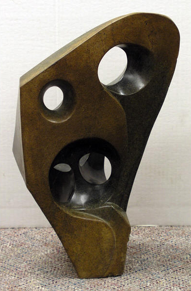 Shona Sculpture, D. Mundara: LOOKING THRU TIME - Hodgins Art Auctions Ltd.