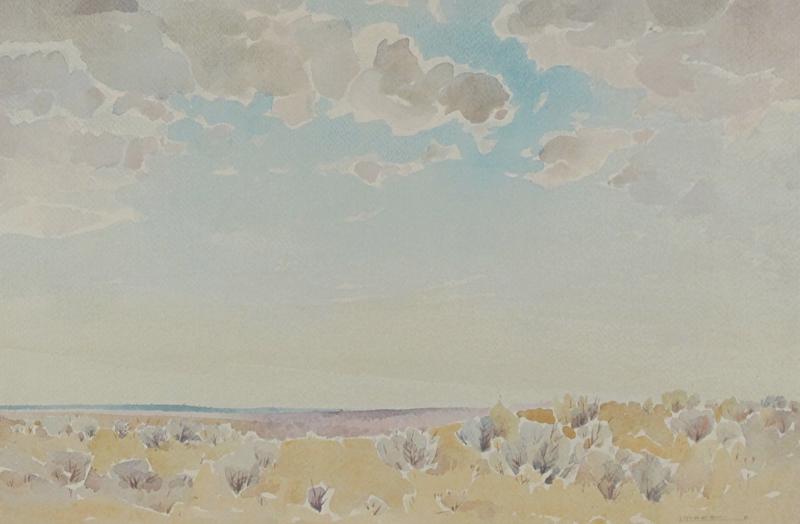 Luke Lindoe: SAGEBRUSH PRAIRIE - Hodgins Art Auction