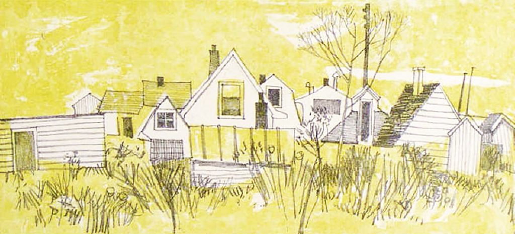Maxwell Bennett Bates: VILLAGE - Hodgins Art Auction