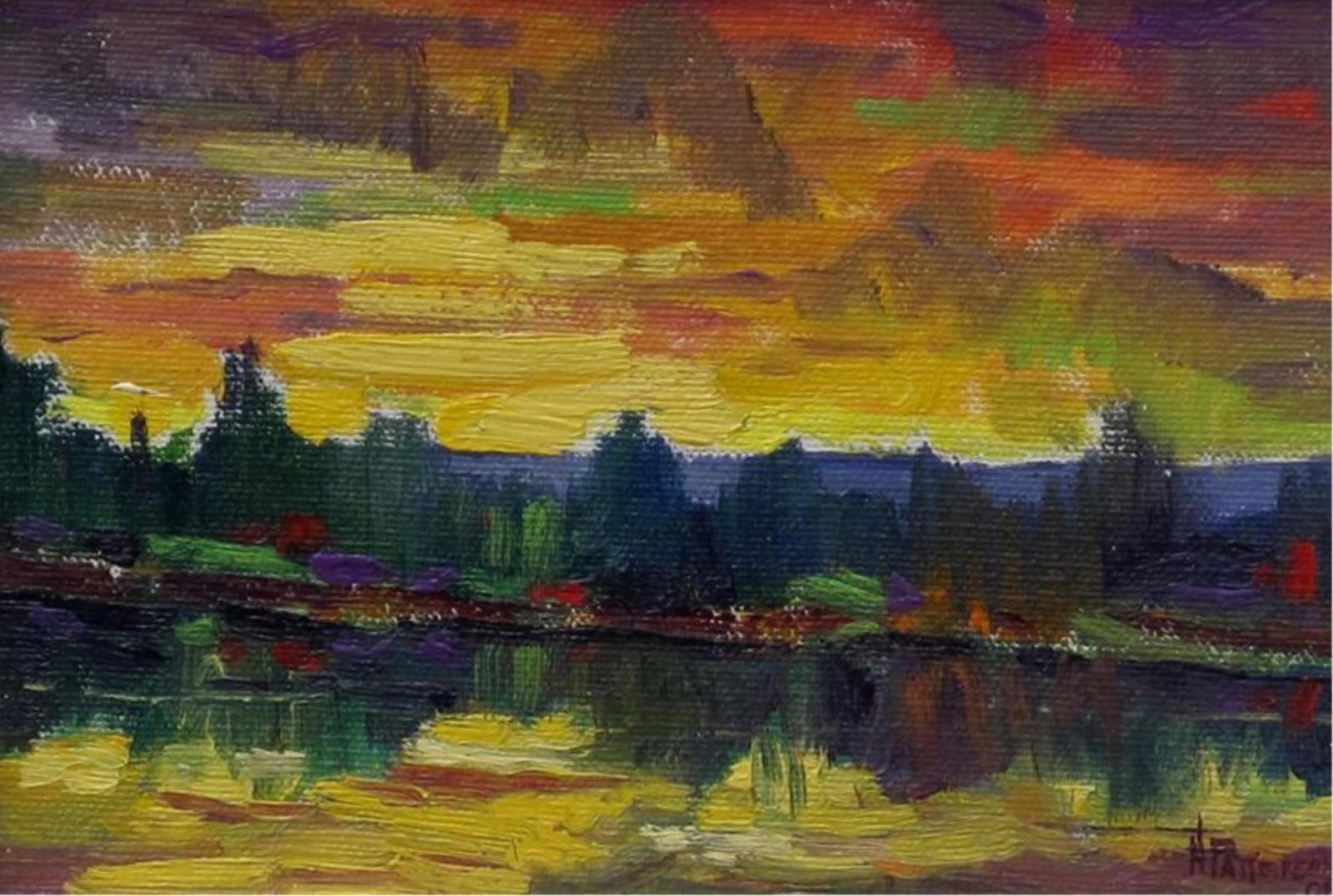 Neil Patterson: LAKE REFLECTIONS - Hodgins Art Auction