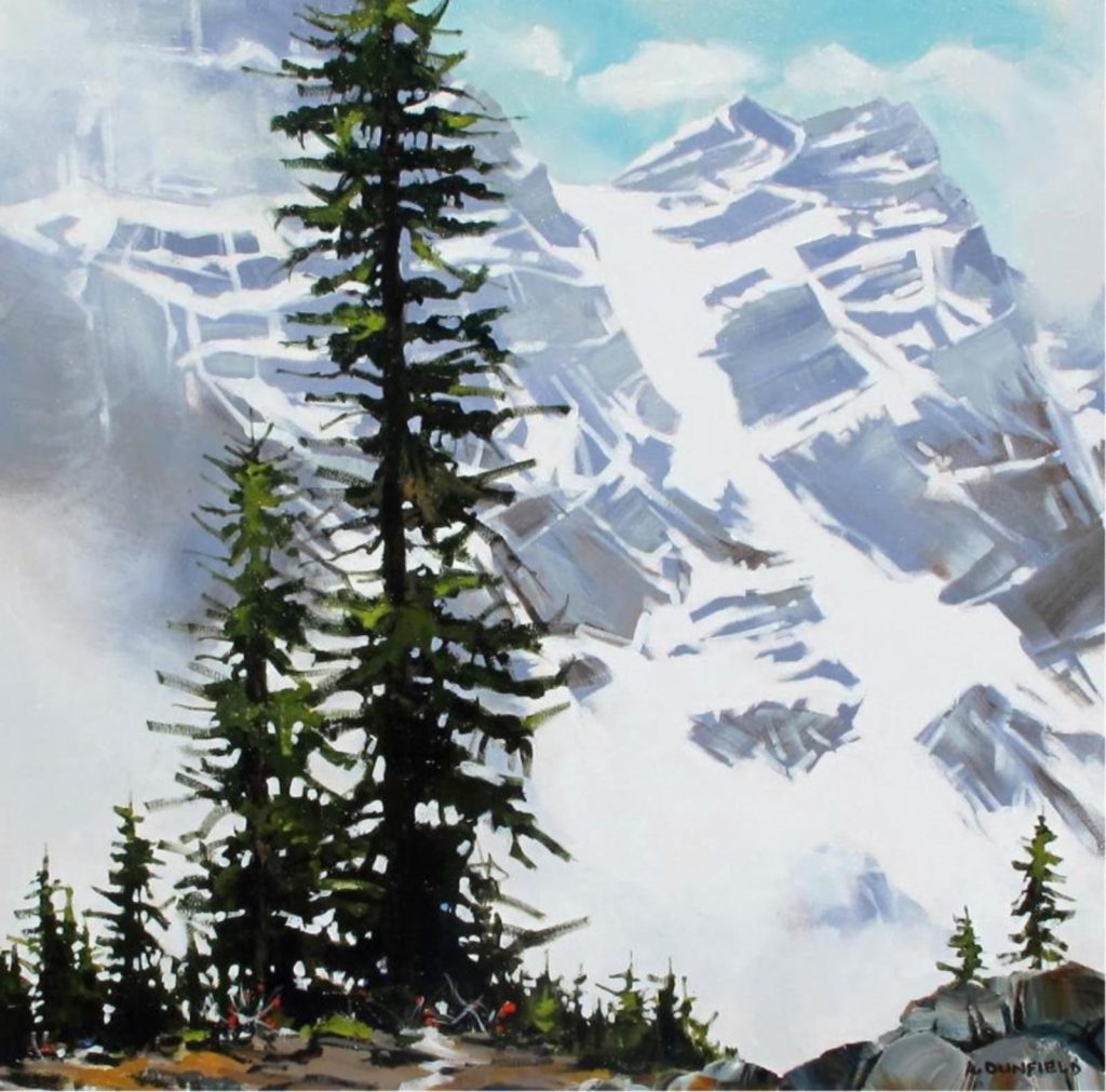 Allan Dunfield: STANDING PROUD (BANFF NATIONAL PARK, VALLEY OF TEN ...