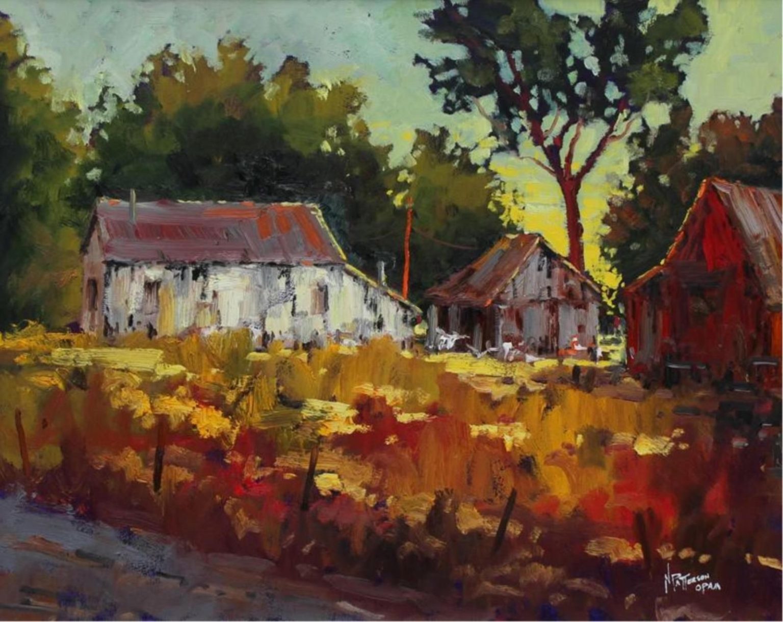 Neil Patterson: AFTER THE CHORES - Hodgins Art Auctions