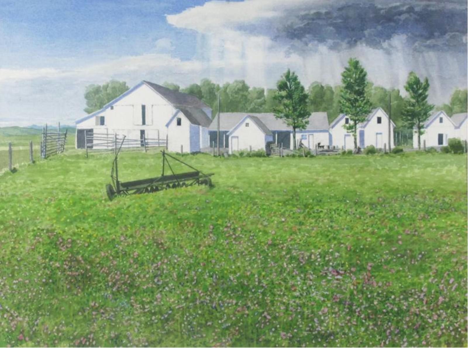 James Stanford (Stan) Perrott: DAD'S FARM - Hodgins Art Auctions