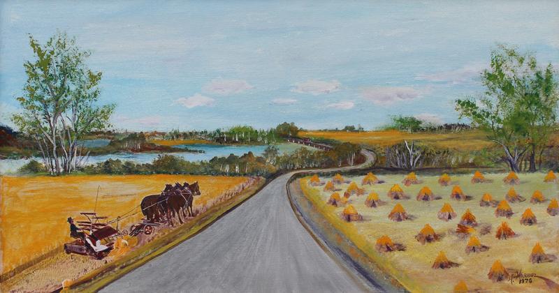 Ann Harbuz: HARVEST TIME - Hodgins Art Auctions