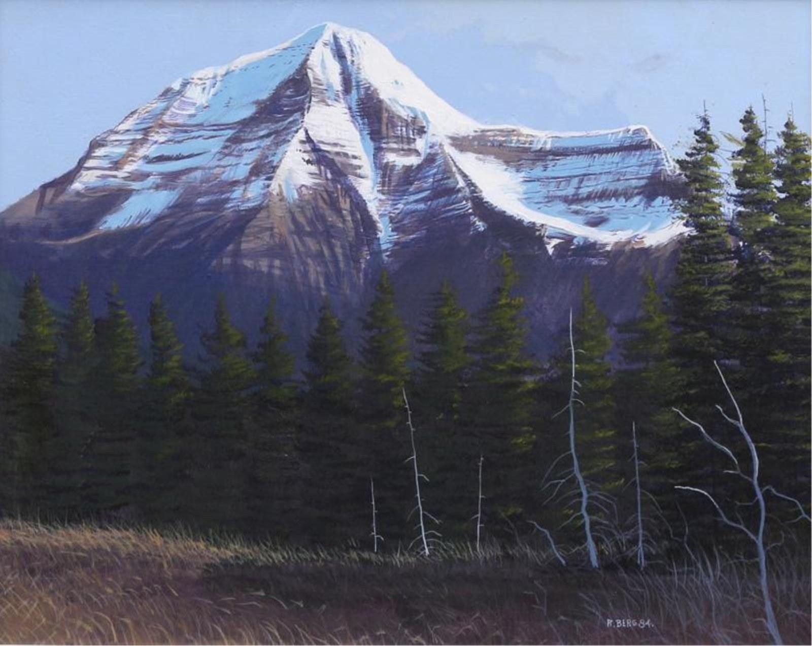 Rick Berg: MOUNT ROBSON - Hodgins Art Auctions