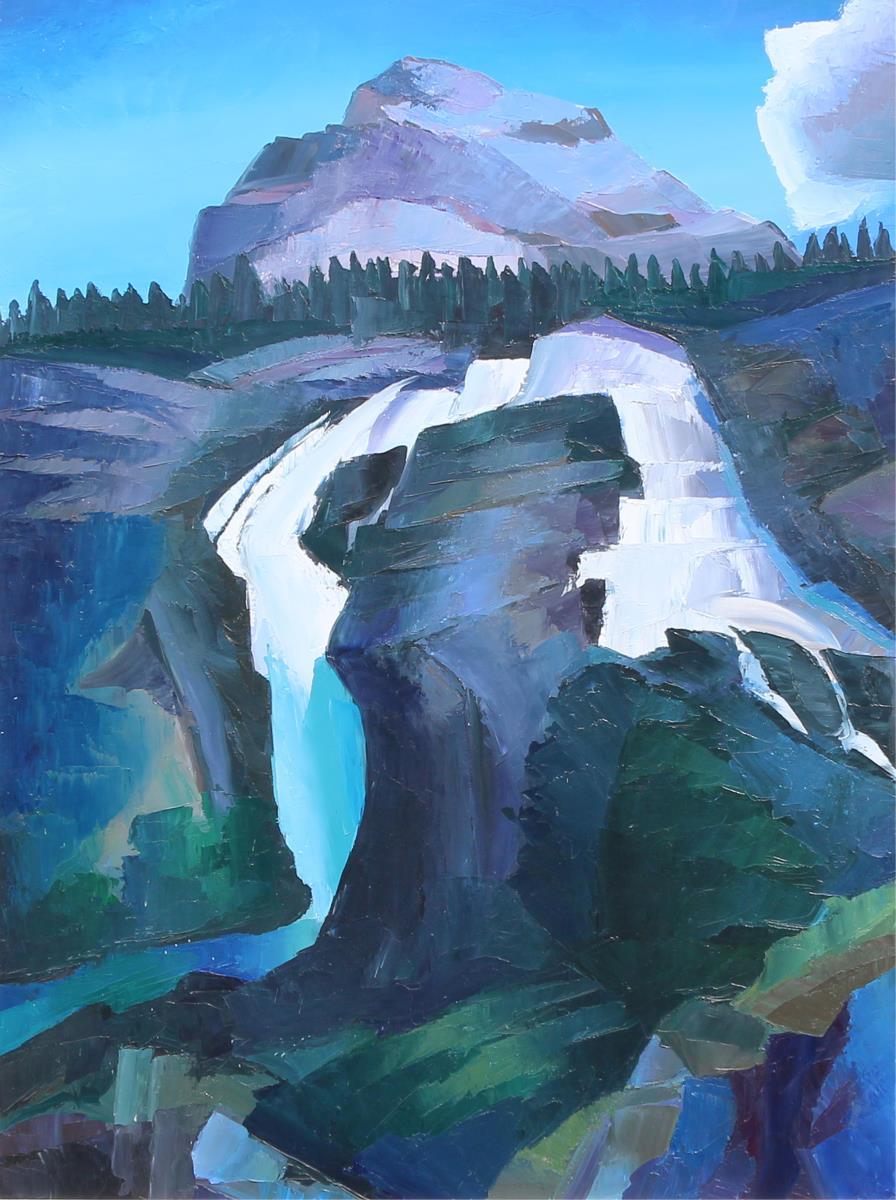 David Pugh: MELT WATERS (VAUX GLACIER) - Hodgins Art Auction