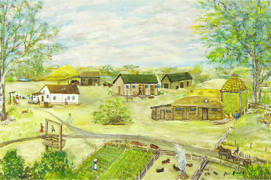 Ann Harbuz: NIKOA KOWALSKI'S FARM - Hodgins Art Auctions