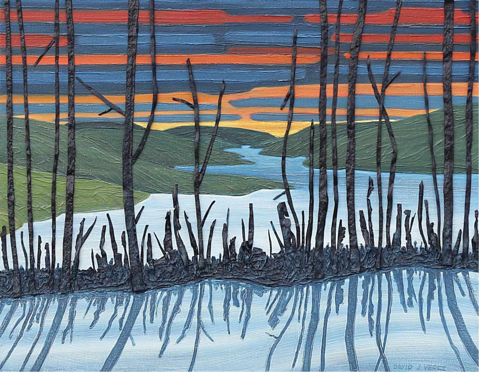 David James Veres: NIGHT SHADOWS II - Hodgins Art Auction