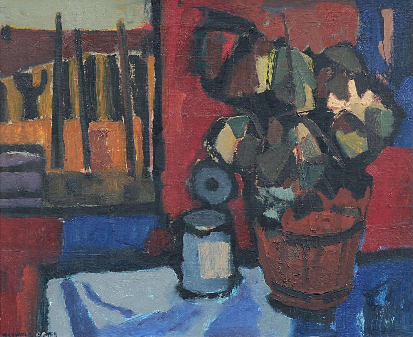 Maxwell Bennett Bates: AUTUMN STILL LIFE - Hodgins Art Auctions