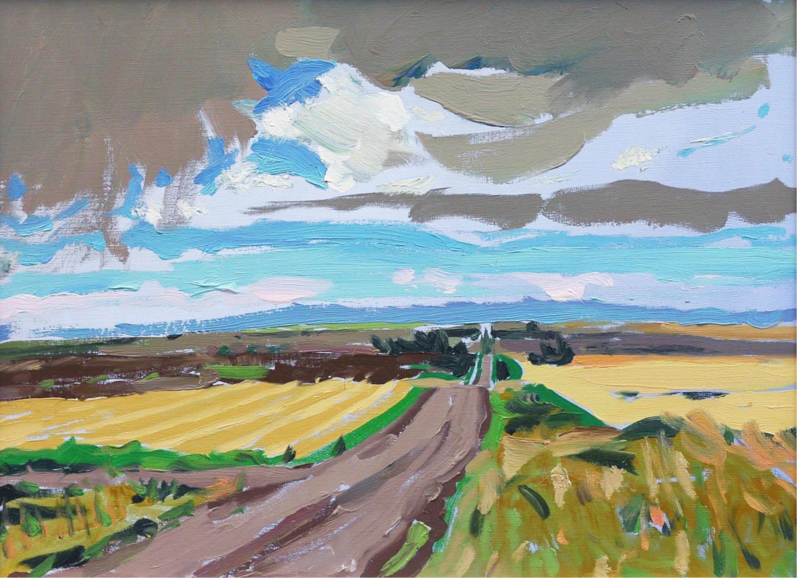 Ken Christopher: APPROACHING STORM - Hodgins Art Auction