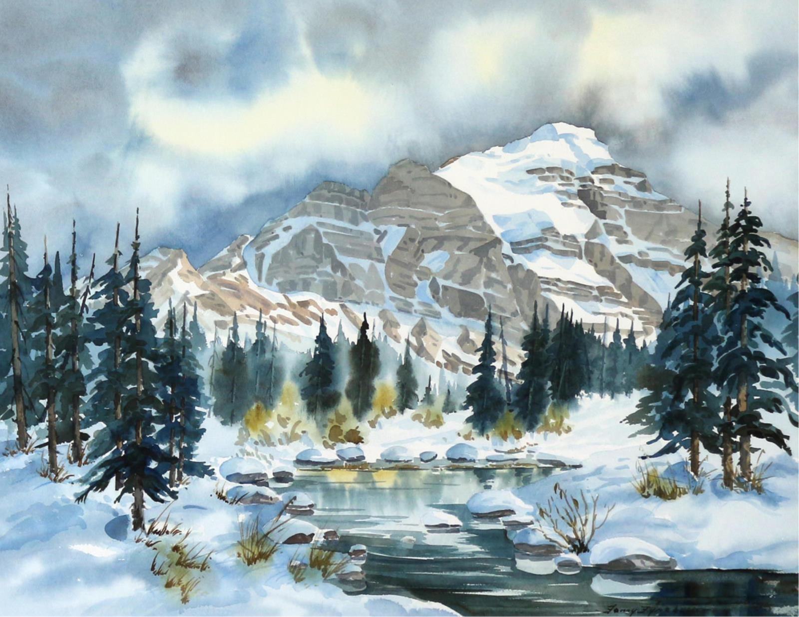 Fanny Fynebuik: MOUNT TEMPLE - Hodgins Art Auctions