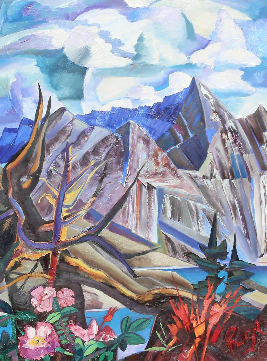 David Pugh: WILD ROSES - Hodgins Art Auctions